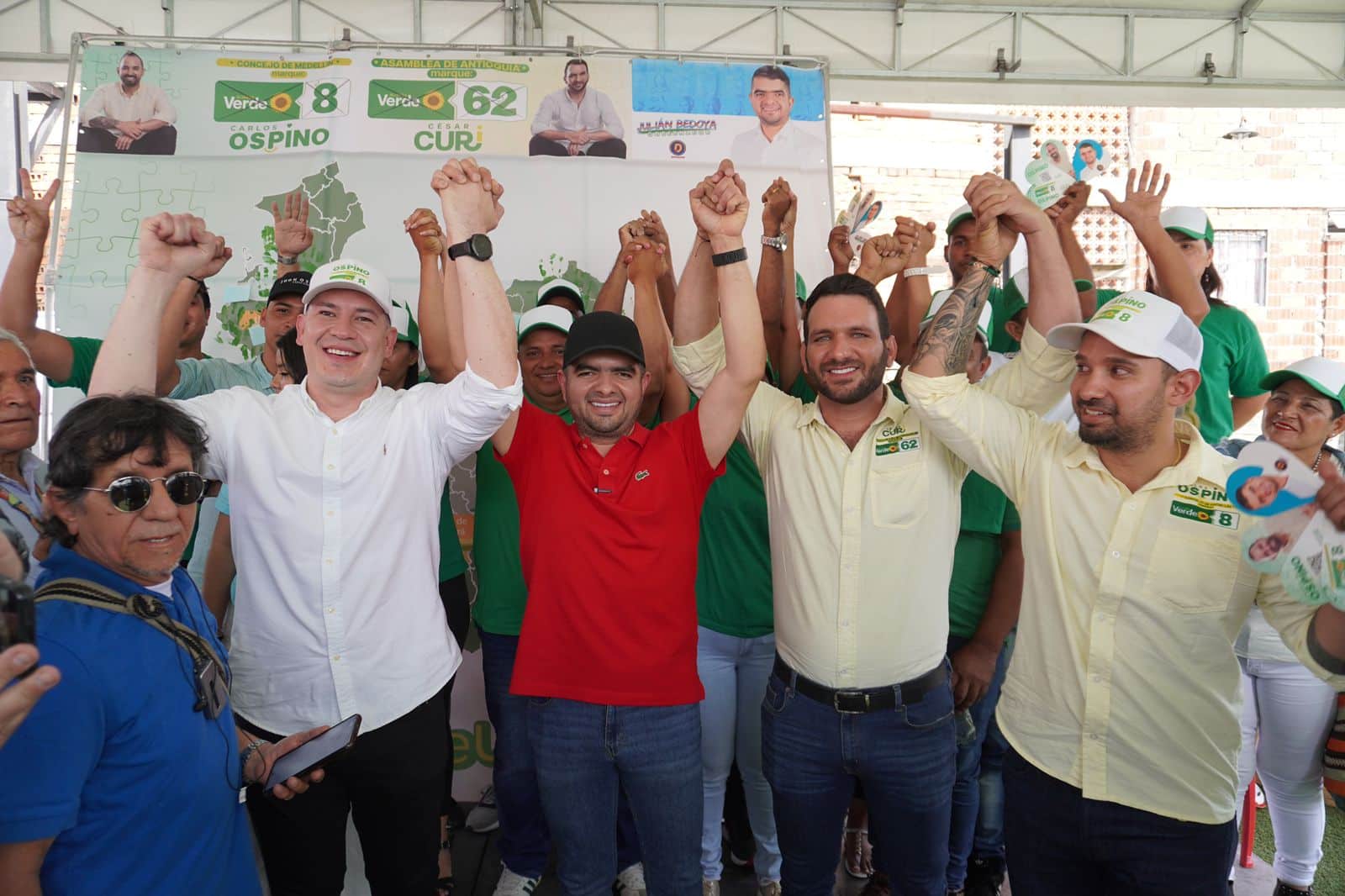 Mayorías del Partido Verde en Medellín y Antioquia, con Julián Bedoya