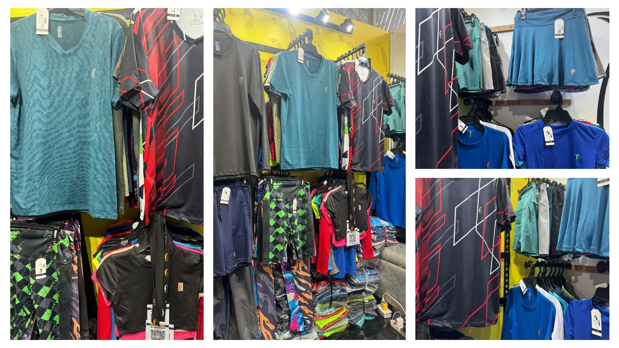 Novedosas prendas deportivas Manchot en la Feria Effix